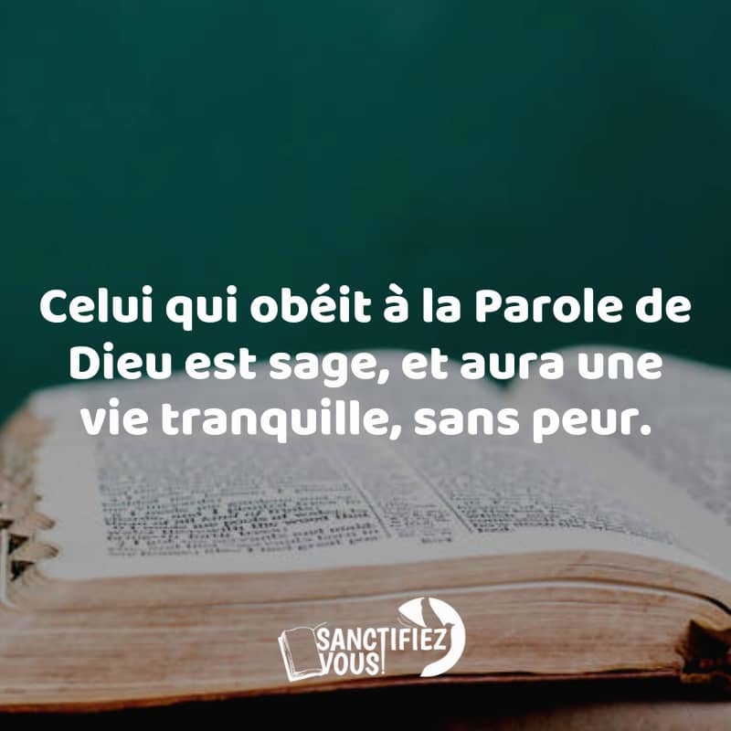 Être sage pour distinguer le visible et l’invisible. – Sanctifiez-vous